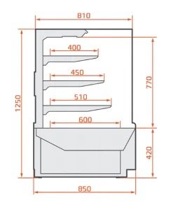 Carina 04 | Patisserie Counter By ES System K | Bestronic UK